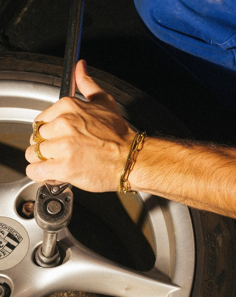 Paperclip Bracelet [Gold] – FRAGMENT STUDIO