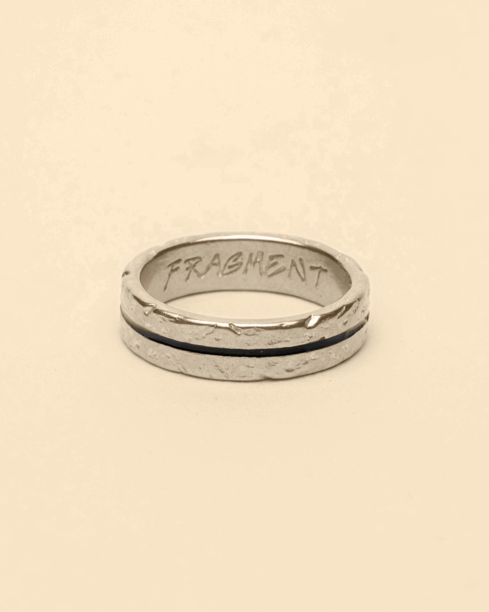 LINE RING - BLACK – FRAGMENT STUDIO
