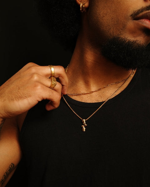 MAGMA NECKLACE [GOLD] – FRAGMENT STUDIO